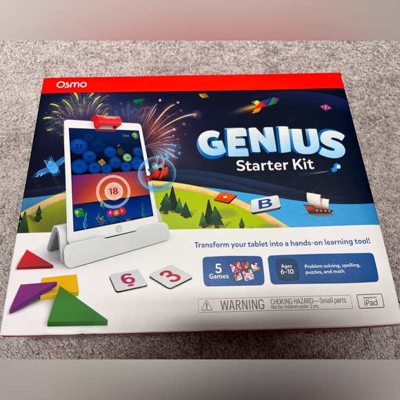 Osmo | Toys | Osmo Genius Starter Kit For Ipad Iphone Math Stem Toy ...